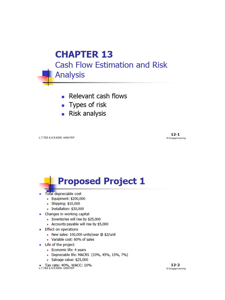 Chap 13 Cash Flow Estimation and Risk Analysis | Download Free PDF | Depreciation | Net Present ...