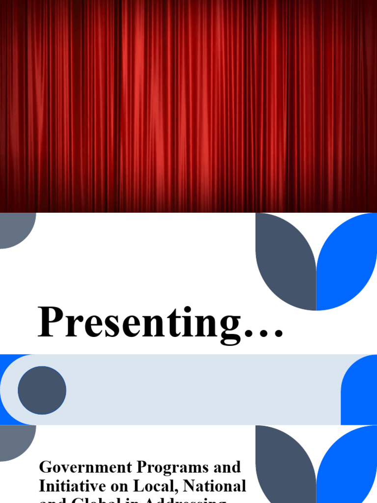 Government Programs and Initiative On Local, National (Autosaved) | PDF ...