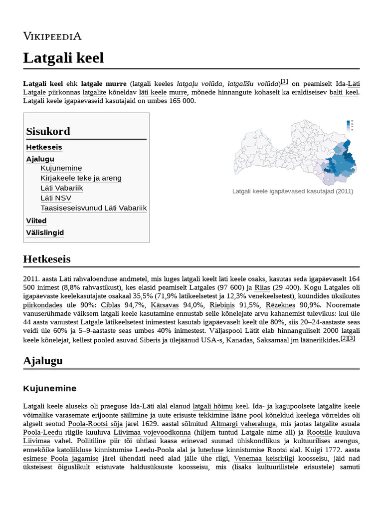 Latgali Keel | PDF
