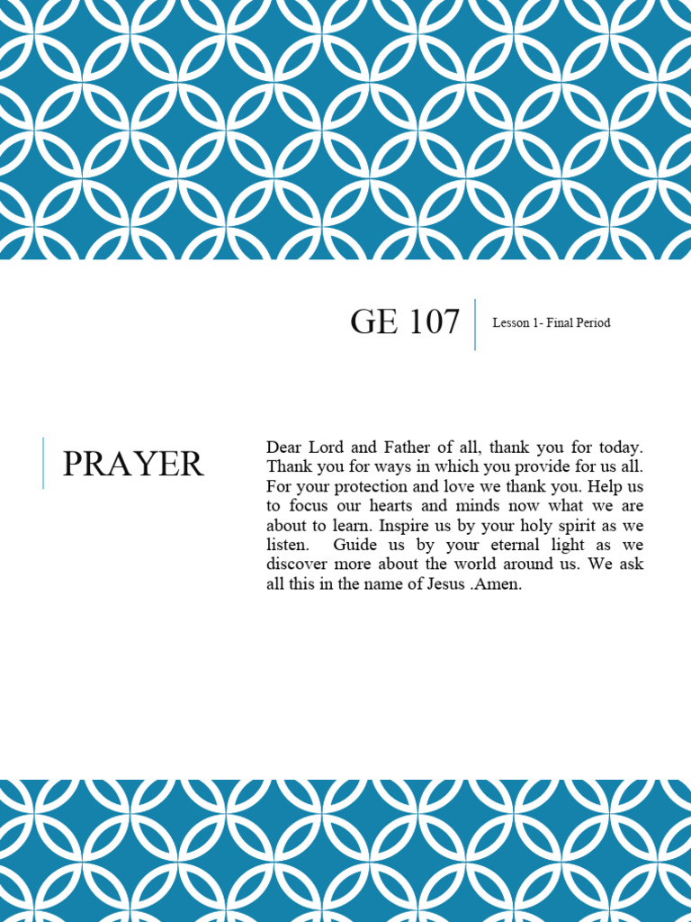 STS Final Lesson 1 | PDF