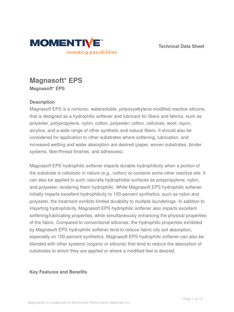 Magnasoft Eps | PDF