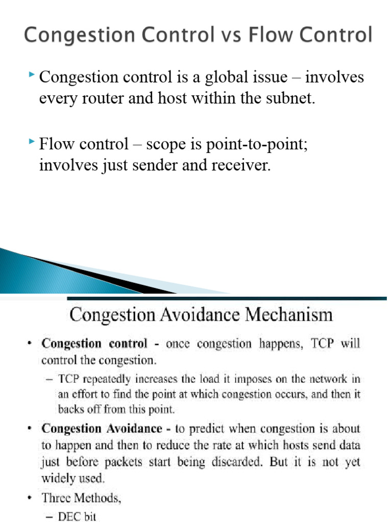 Congestion Avoidance - TCP | PDF