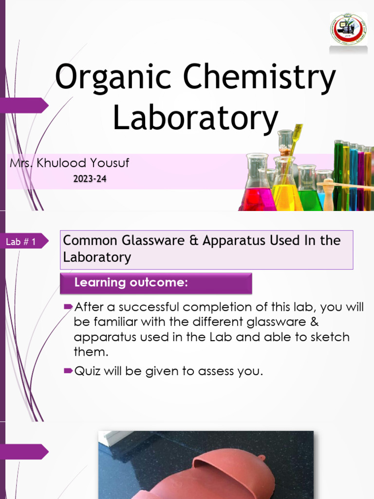 Organic Chemistry Lab # 1 | PDF