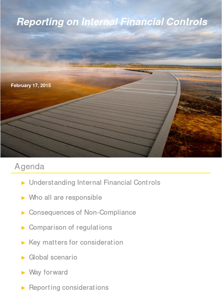 Reporting On IFC | PDF | Internal Control | Audit