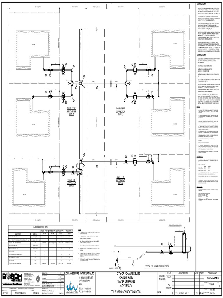 JW 13859 - Drawings | Download Free PDF | Sanitary Sewer