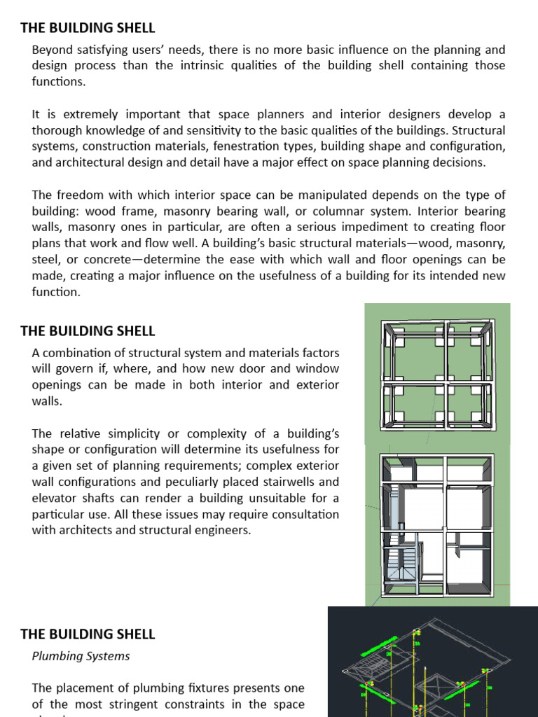 Building Shell and Major Systems | PDF | Lighting | Building Engineering
