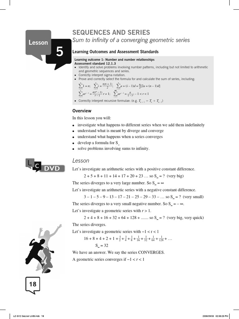 GR12 Sum To Infinity Download Free PDF Summation Sequence