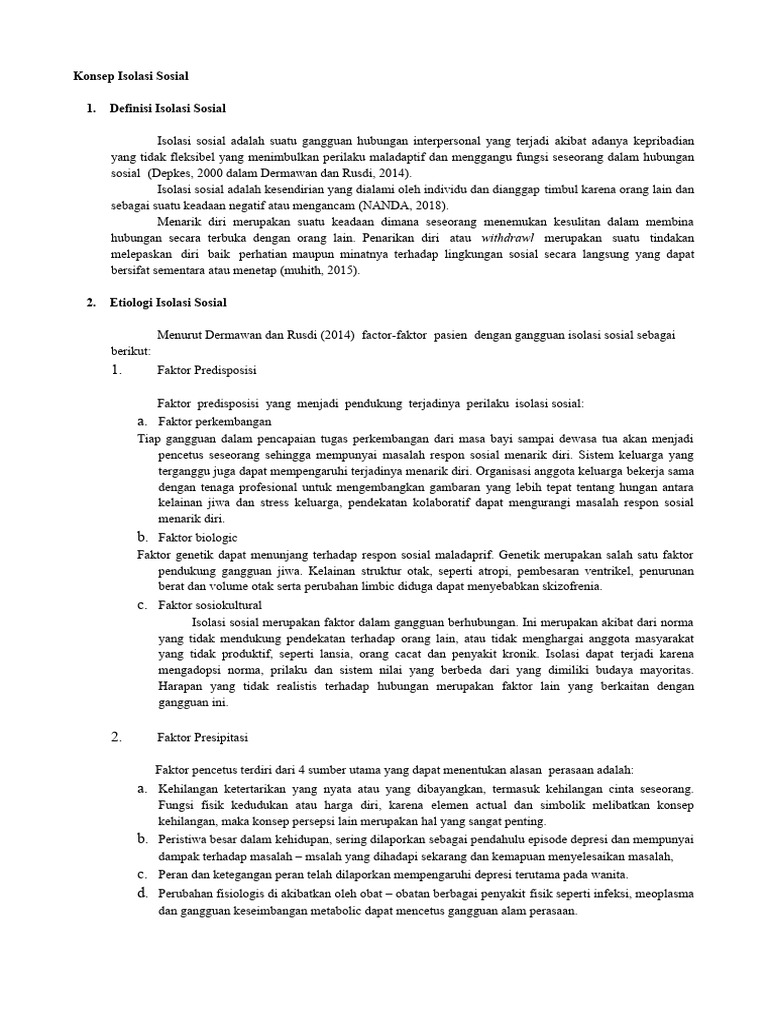 Askep Jiwa Menarik Diri | PDF