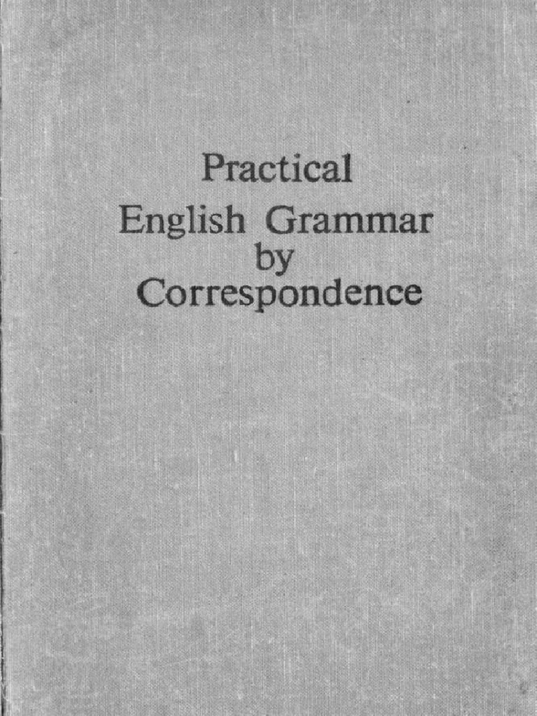 Practical English Grammar by Correspondence (Natanson E.A.) | PDF