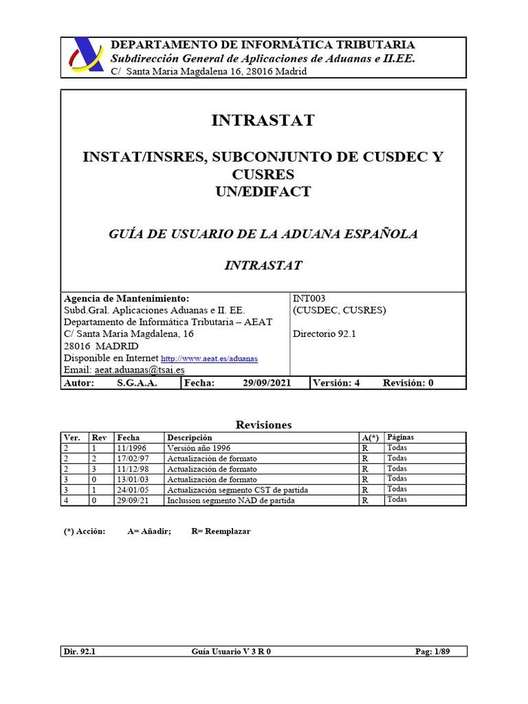 Intras 03 | PDF | aduana | Industrias de servicio