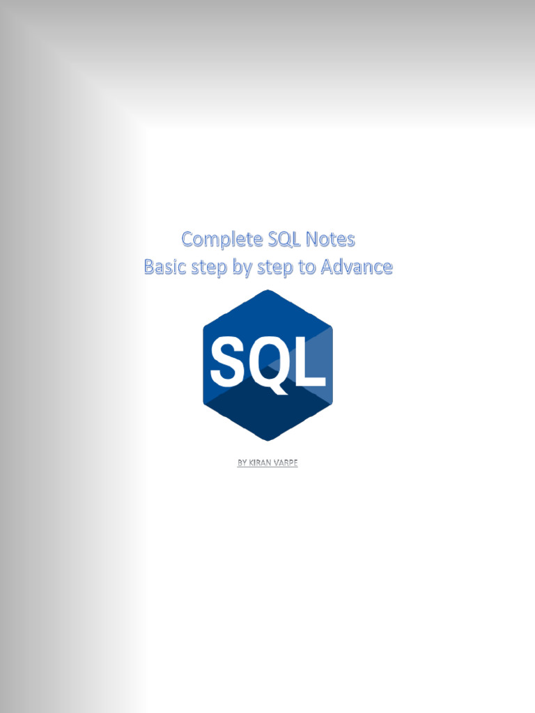 SQL From Zero To Data Hero | PDF