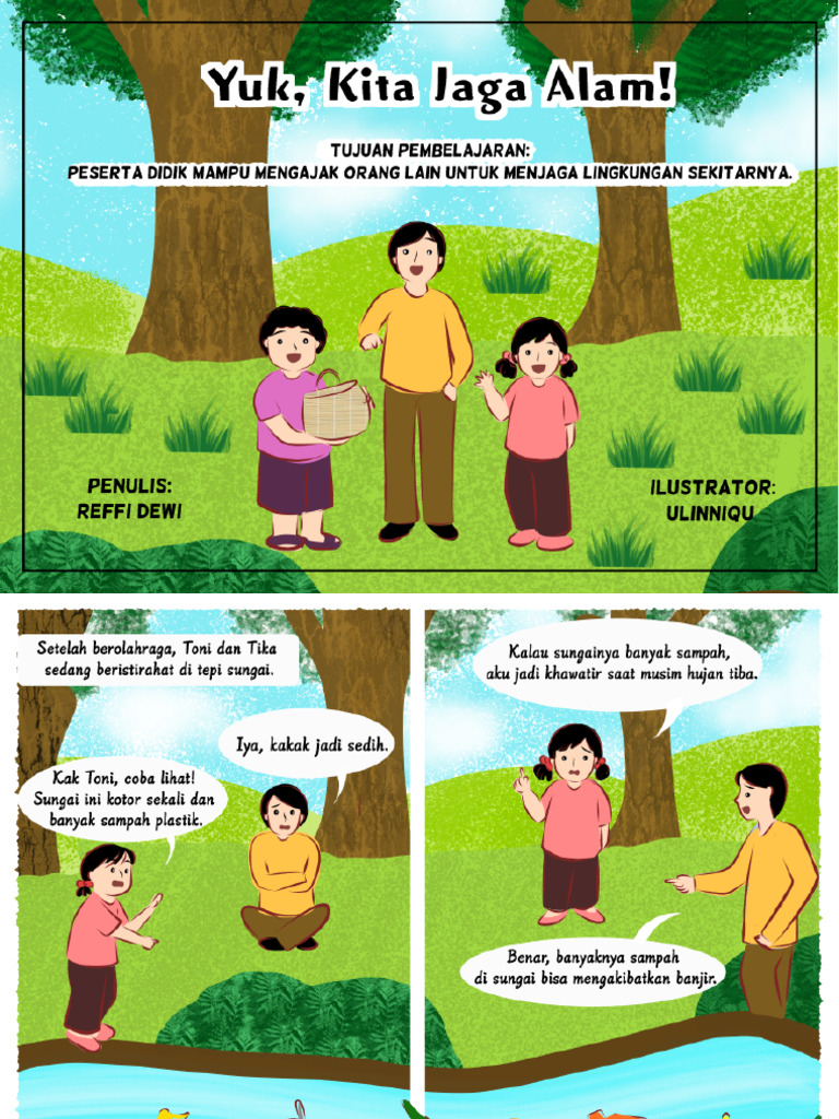 Komik - Yuk, Kita Jaga Alam | PDF