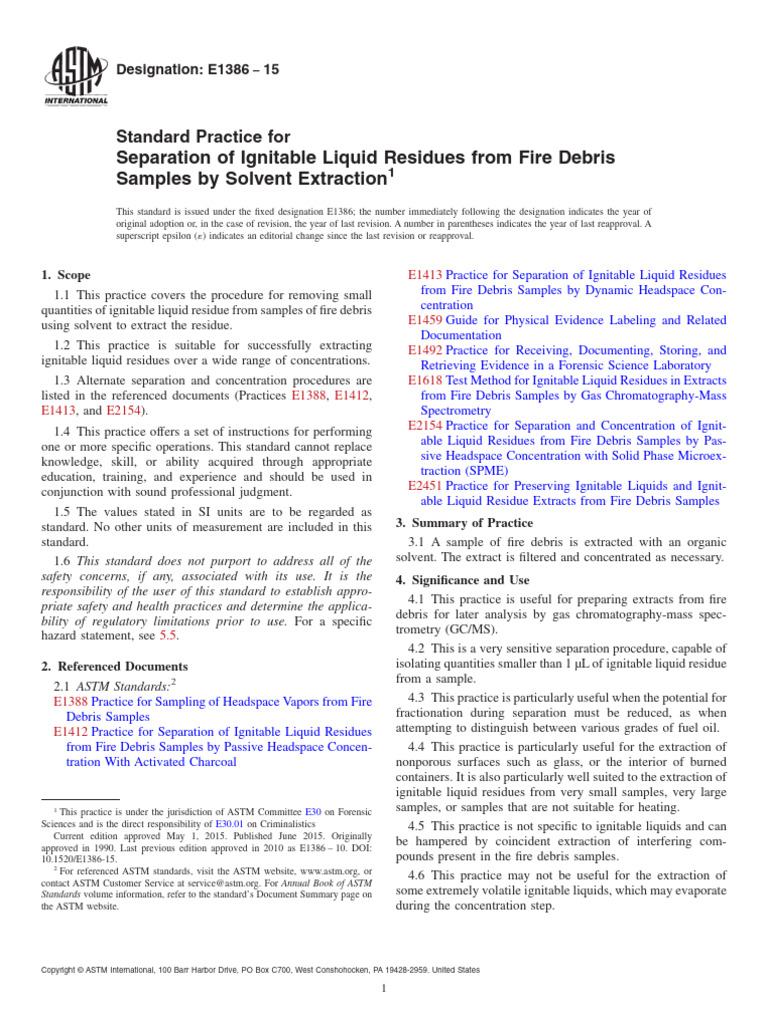Astm e 1386 - 15 | PDF