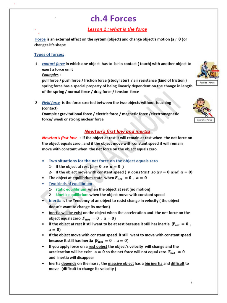 Understanding Forces and Motion | PDF | Force | Friction