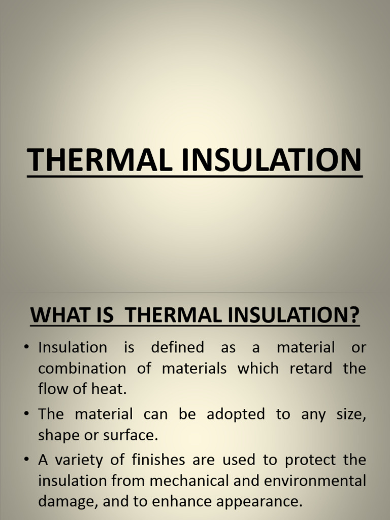 thermal insulation | PDF | Thermal Insulation | Polystyrene