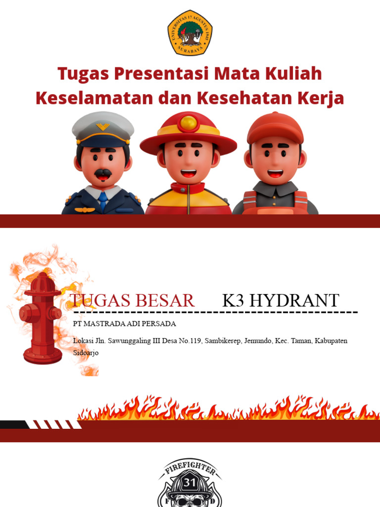 Tugas K3 Hydrant Kelompok 2 (1) - 1 | PDF