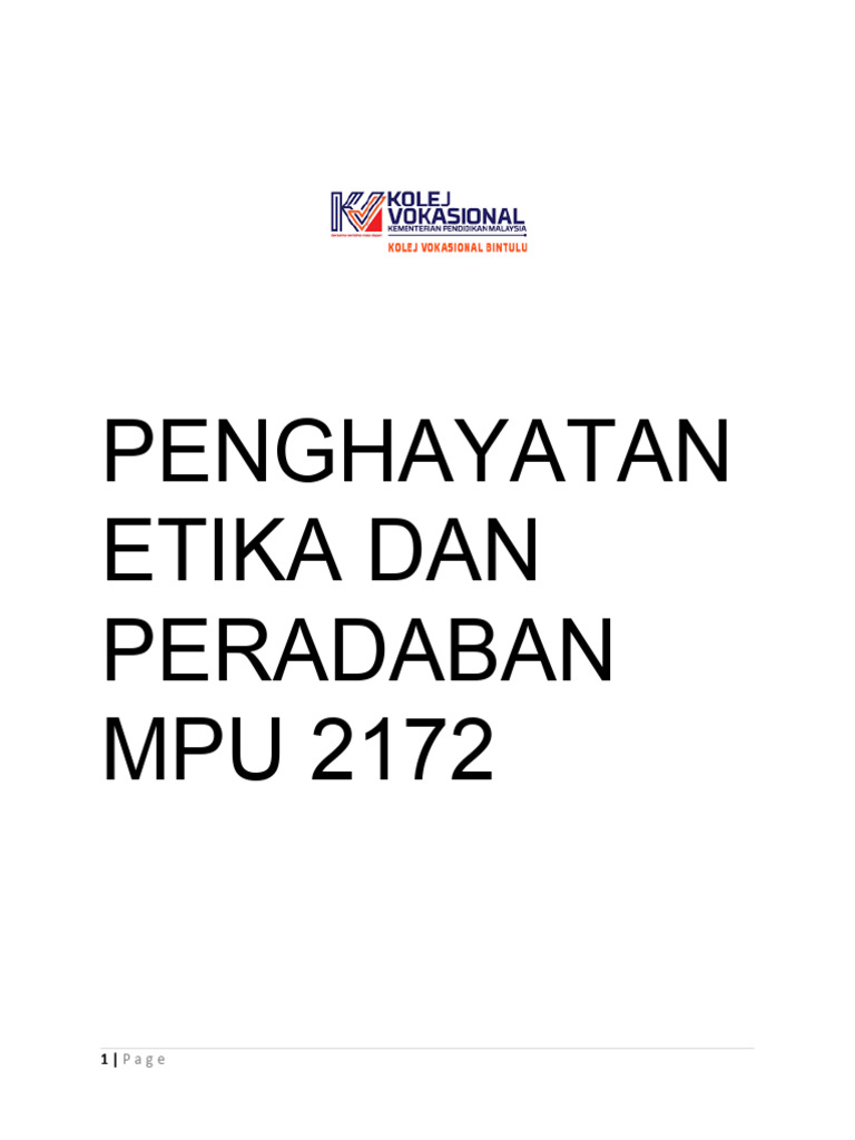 Mpu 2172 Folio | PDF