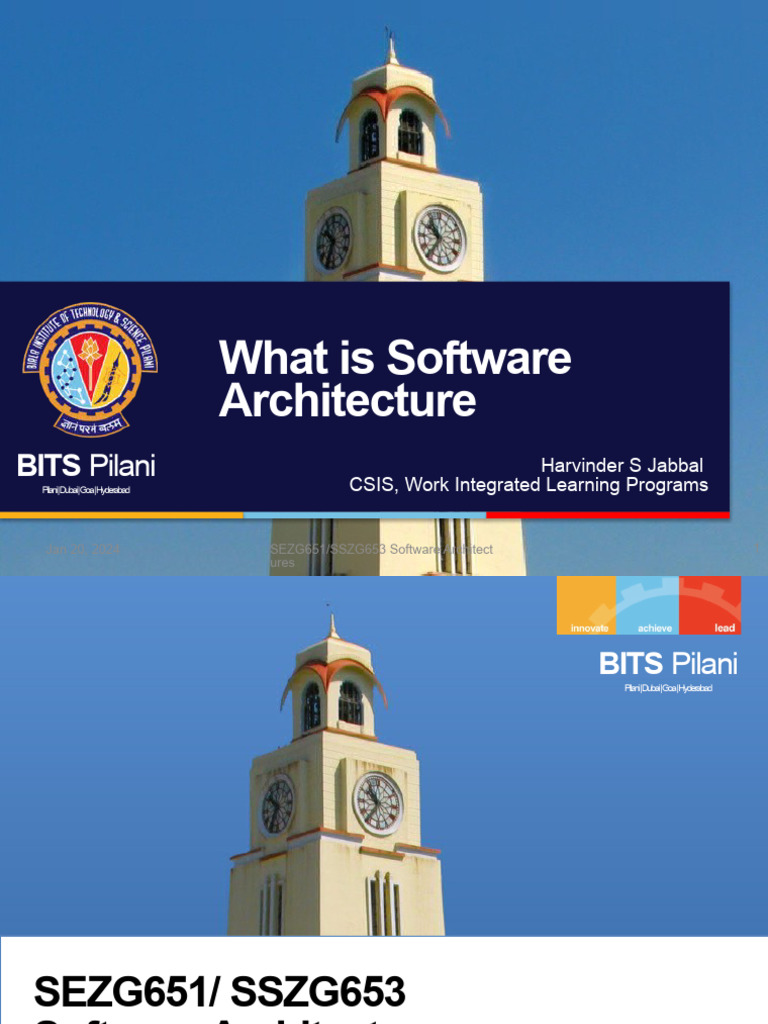 23S1-SS ZG653-M1-CS02B - WhatIsSoftArch | PDF | Class (Computer Programming) | System