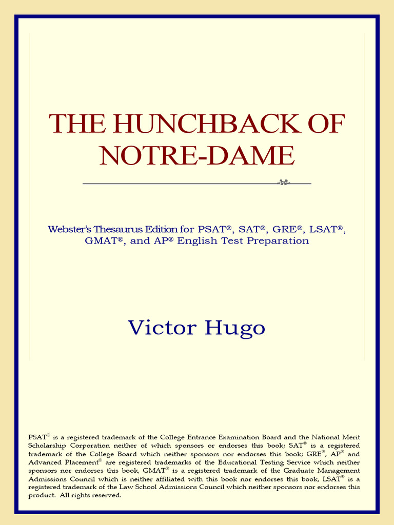 Victor Hugo The Hunchback of Notre-Dame | Download Free PDF | Graduate Record Examinations ...