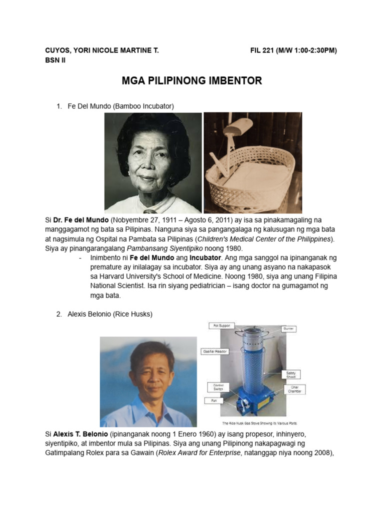 Pilipinong Imbentor | PDF