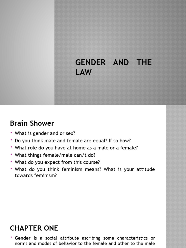 Gender Power | PDF | Social Equality | Woman