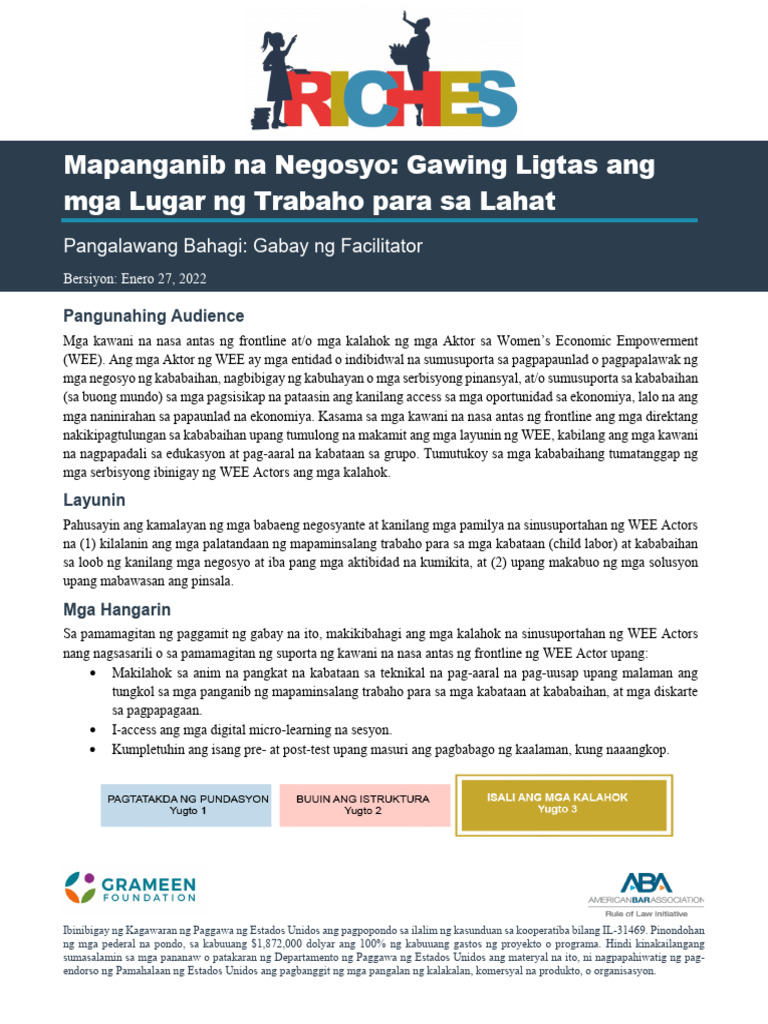 11b RICHES Mapanganib Na Negosyo Bahagi 2 | PDF