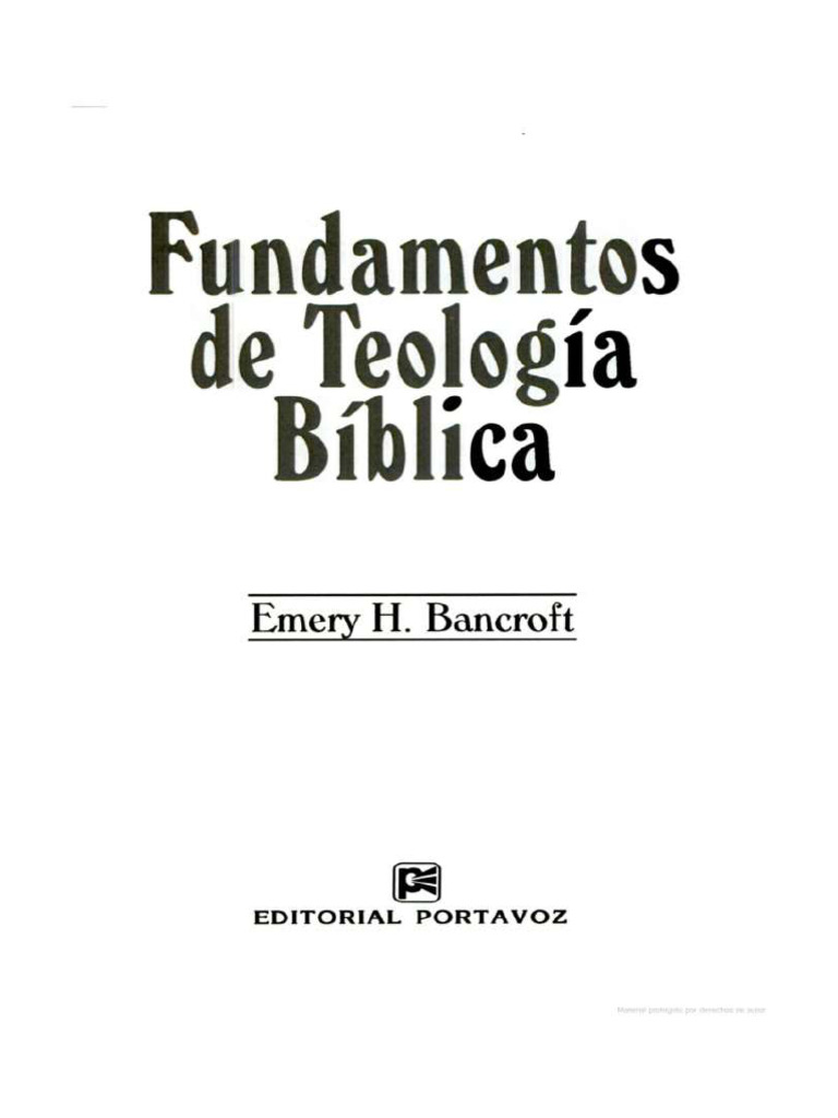Fundamentos de Teologia | PDF