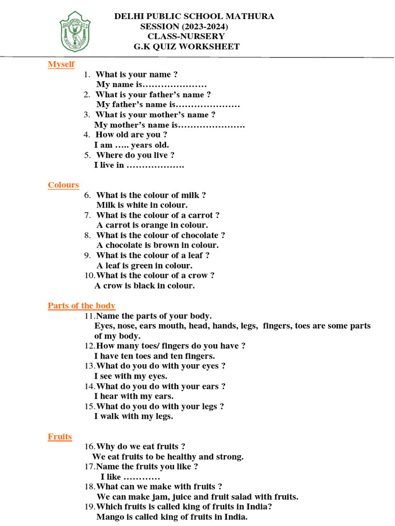 GK Paper | PDF | Foods