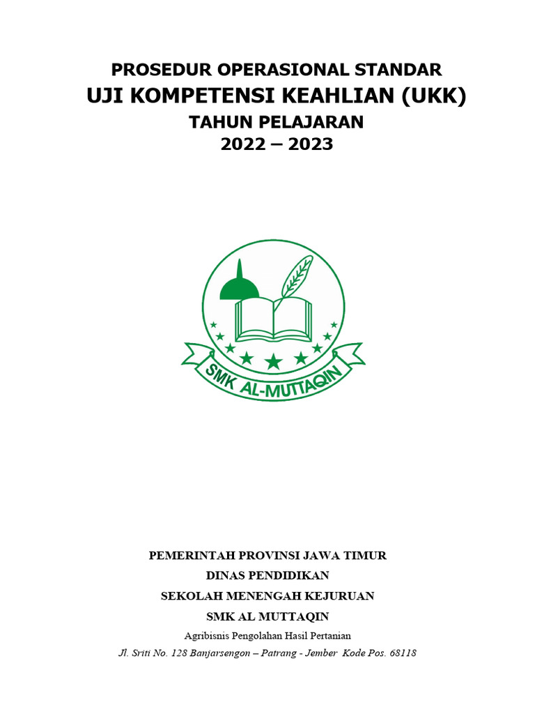 Pos Ukk Dan Uspbk 2022 Fix | PDF
