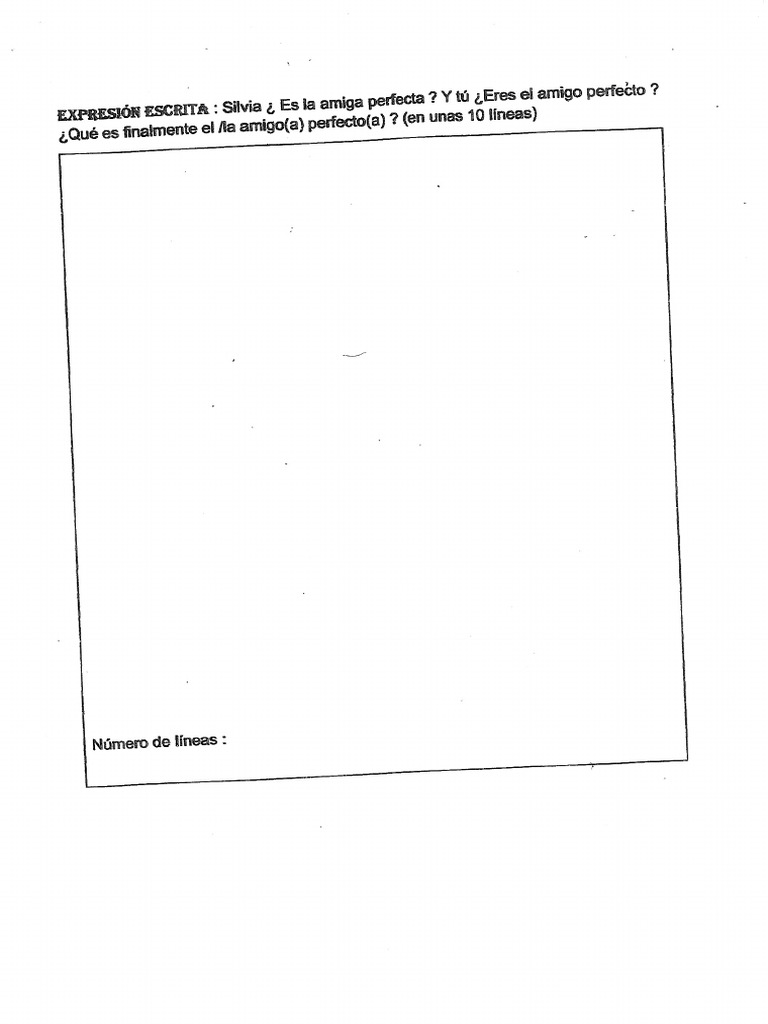 Feuille 4 Silvia Espagnol | PDF