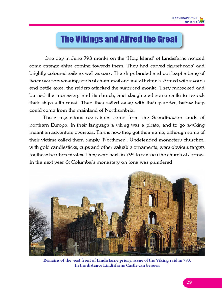 Secondary 1 - History - The Vikings and Alfred The Great | PDF ...