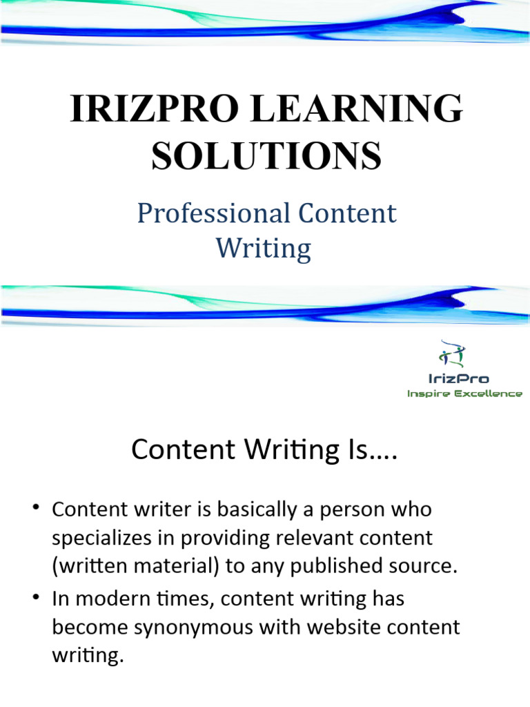 Content Writing | PDF