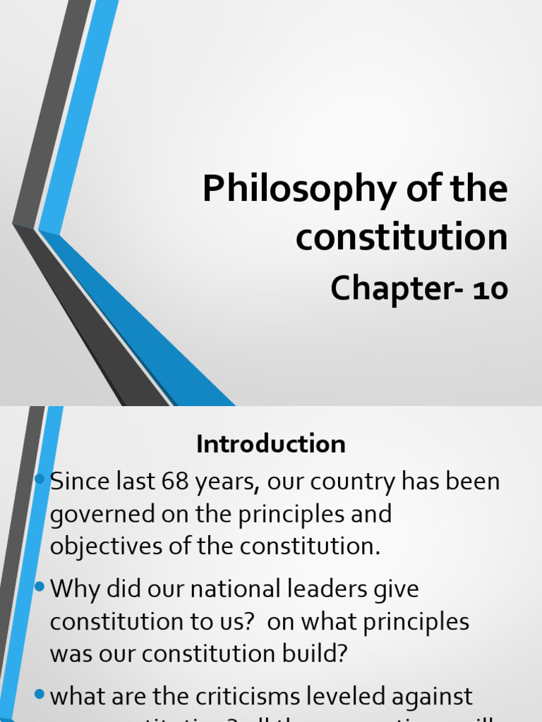 10-Philosophy of The Constitution | PDF | Liberty | Liberalism