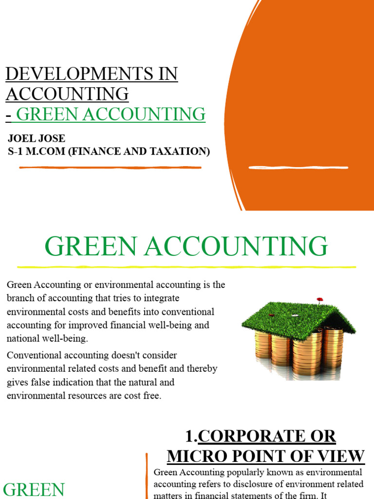 Green Accounting | PDF