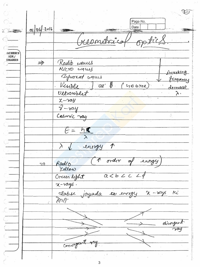 JEE Revision Notes Physics 1 | PDF