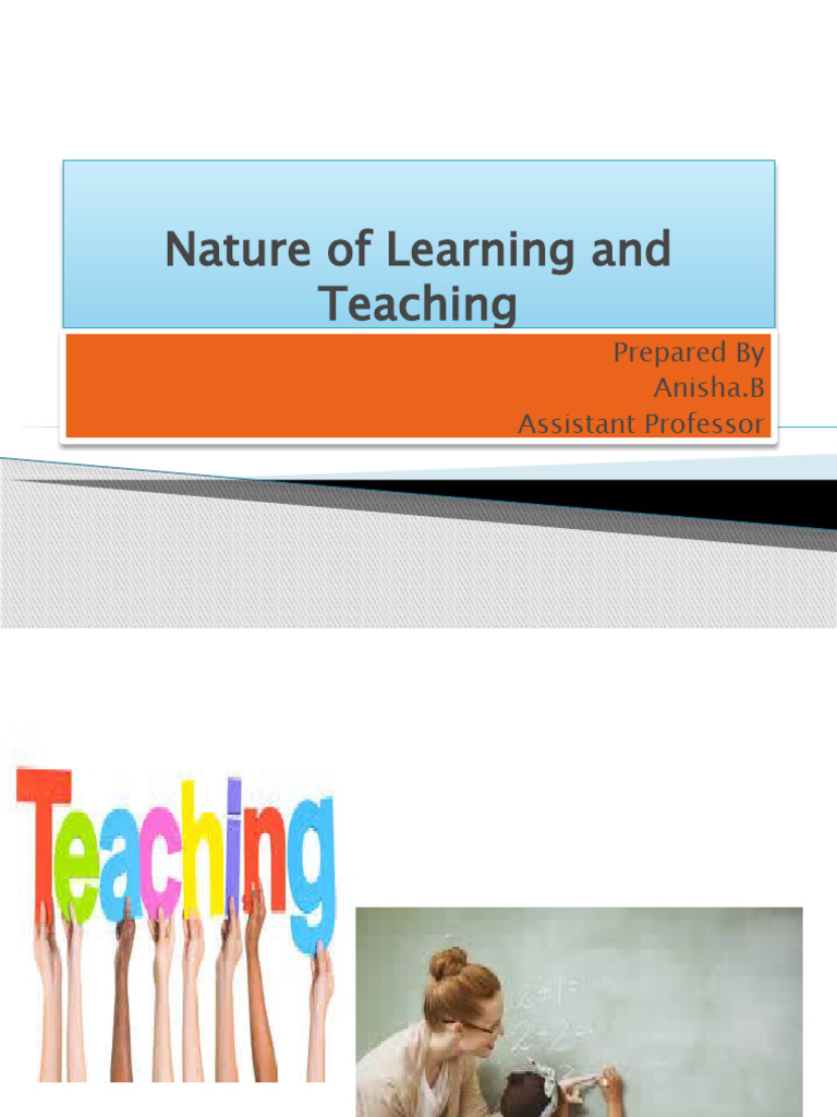 6.meaning and Definition of Teaching | PDF | Career & Growth | Wellness