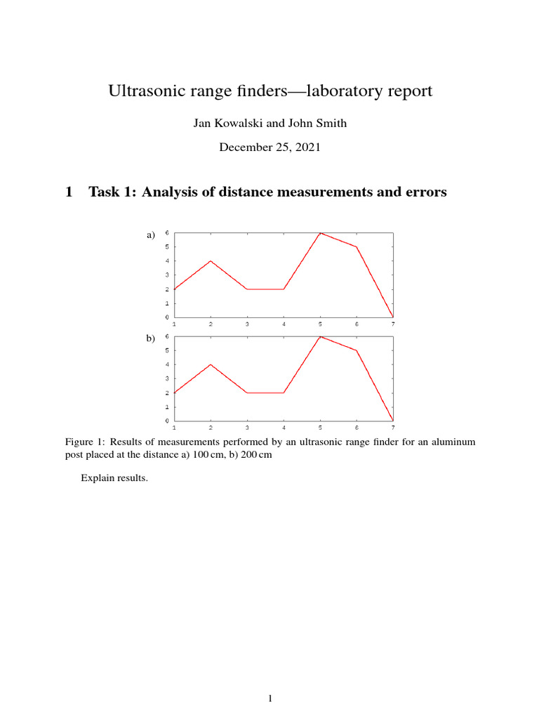 Ultrasonic Range Finders | PDF