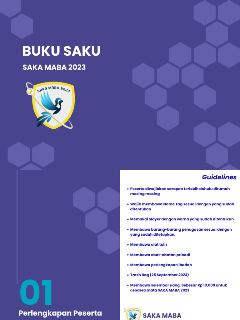 Panduan SAKA MABA 2023 untuk Peserta | PDF