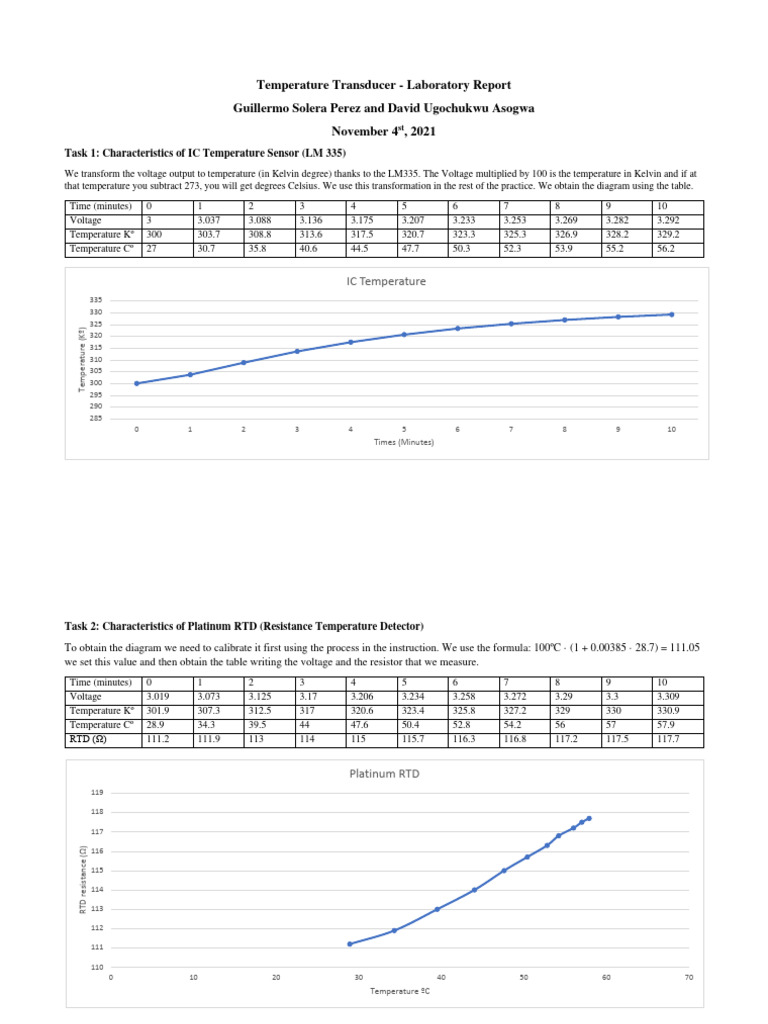 Temperature Transducer | PDF | Science & Mathematics