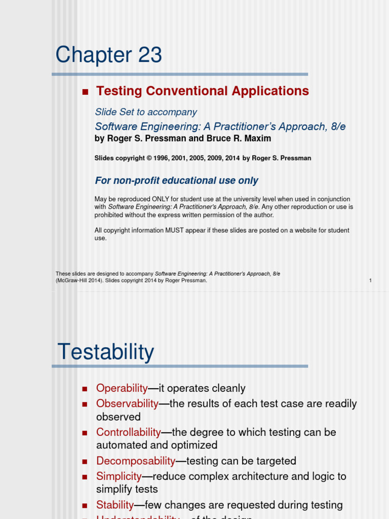 CH 23 Testing Techniques | Download Free PDF | Information Technology ...