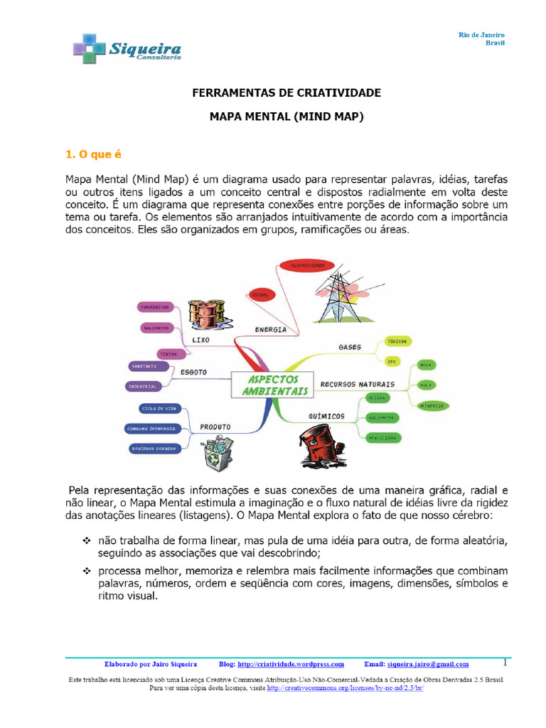 Apostila - Mapas Mentais | PDF