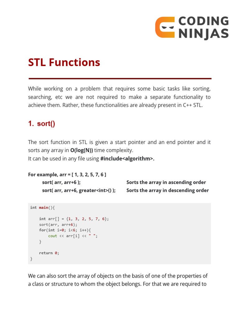 STL C - 1810 | Download Free PDF | Pointer (Computer Programming) | Computer Programming