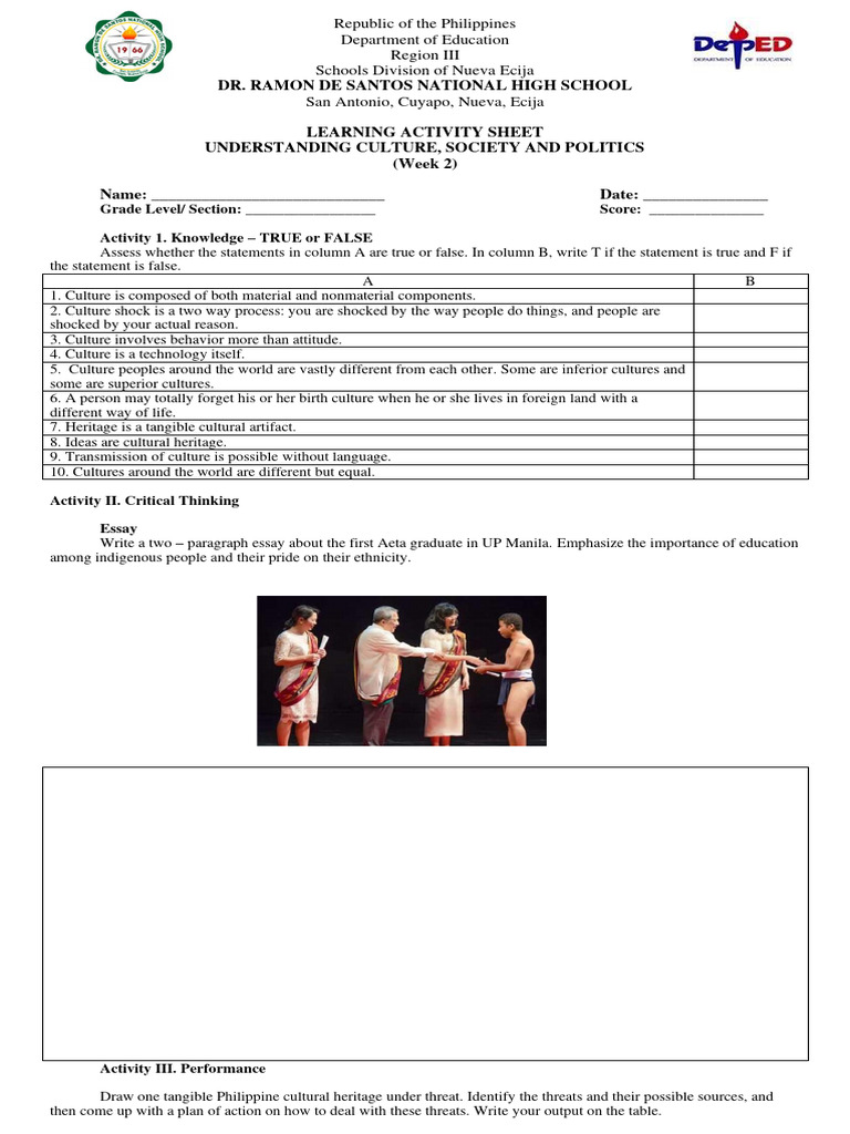 Ucsp Las Module 2 | PDF | Behavioural Sciences