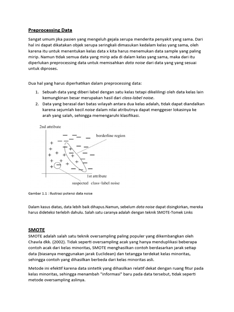 Preprocessing Data SMOTE-TOMEK | PDF