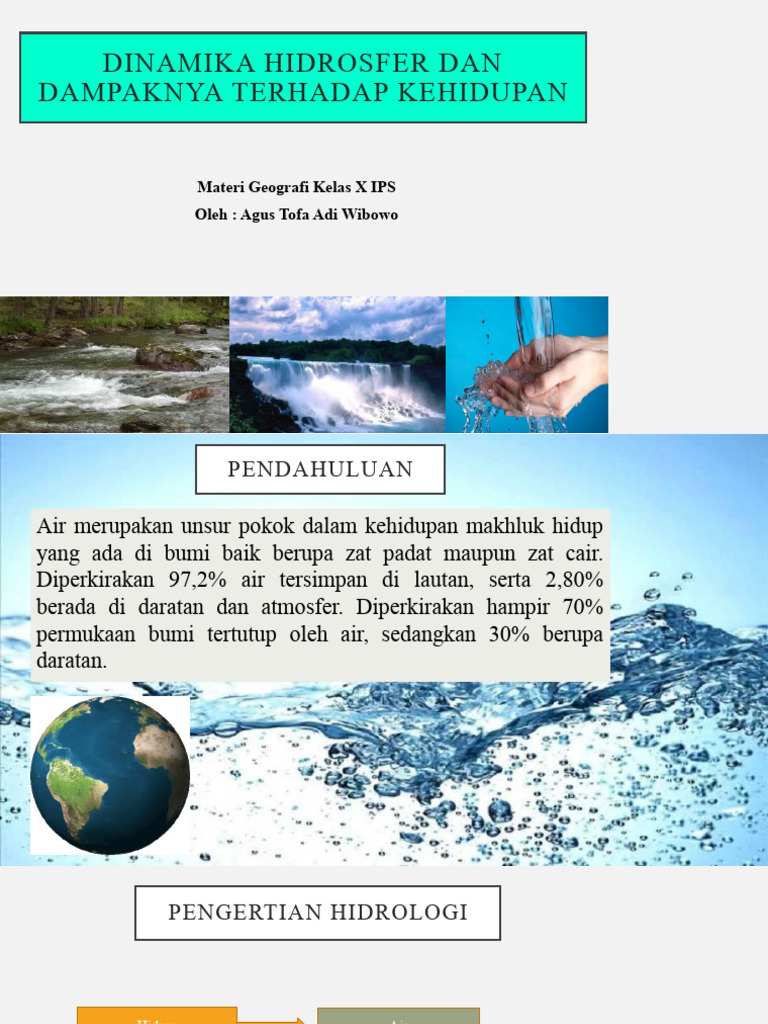 Dinamika Hidrosfer | PDF | Sains & Matematika | Ilmu Sosial