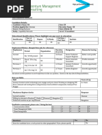 Candidate Screening Form | PDF