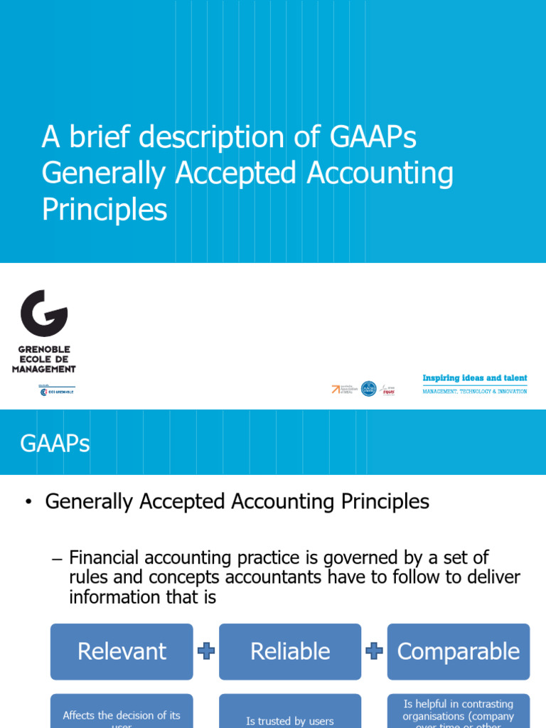 GAAP Essentials for Accounting Students | PDF | Revenue | Historical Cost