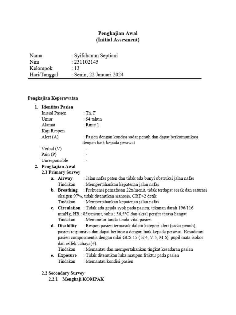 Initial Assesment 1 | PDF