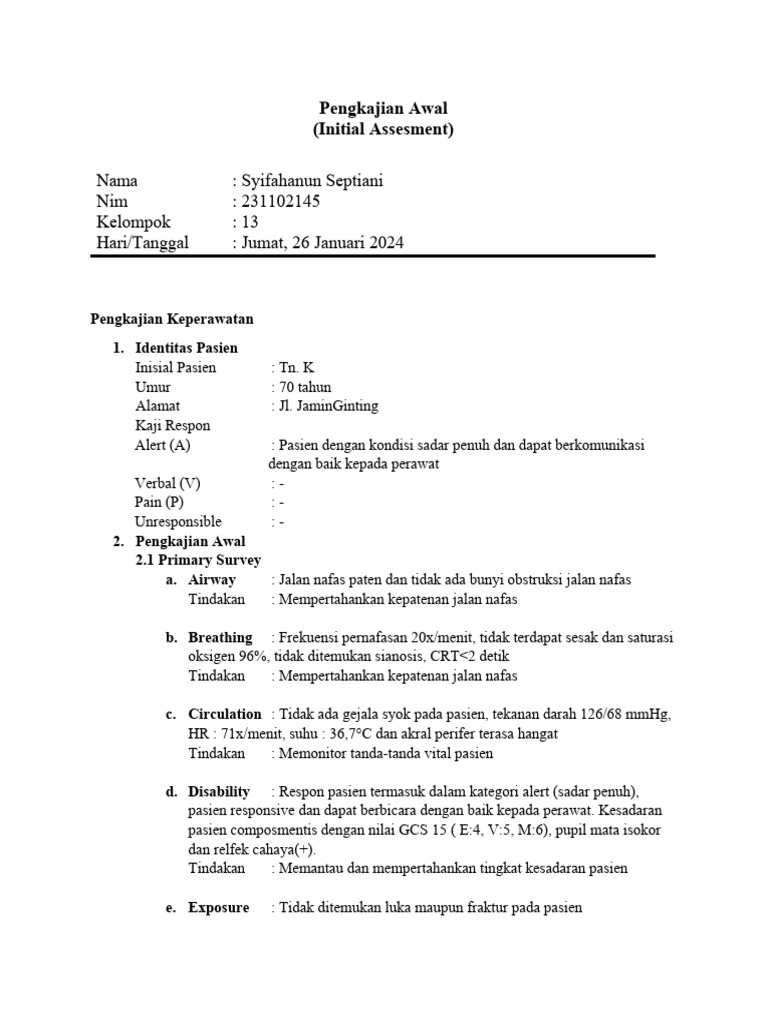 Initial Assesment 4 | PDF