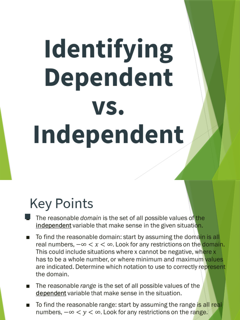 G8 Math Q2 - Week 3 - Dependent and Independent Variables | PDF ...